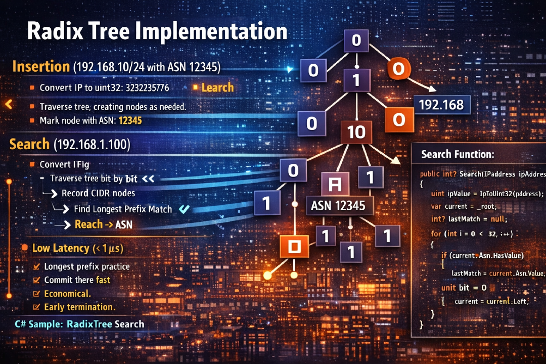 Building a 500K req/s IP Geolocation Service: Radix Trees, .NET 10, and ...